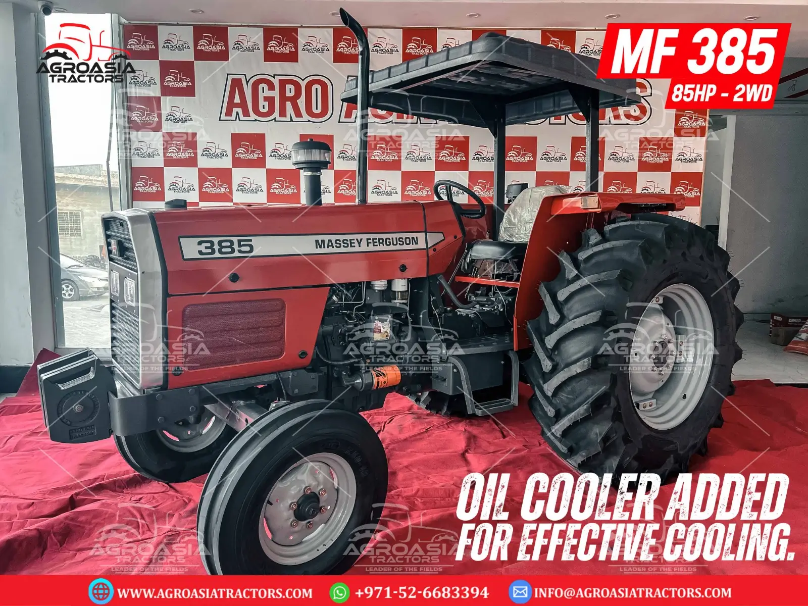 MF 385 2WD Tractor For Sale In UAE – Starting Price: $16,800